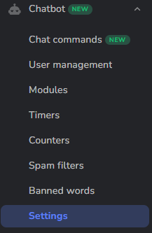 Chatbot Overview – StreamElements